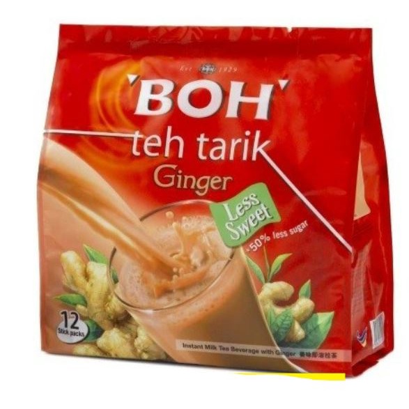 BOH TEH TARIK KURANG MANIS ORIGINAL / HALIA 12X26G LESS SWEET ORIGINAL ...