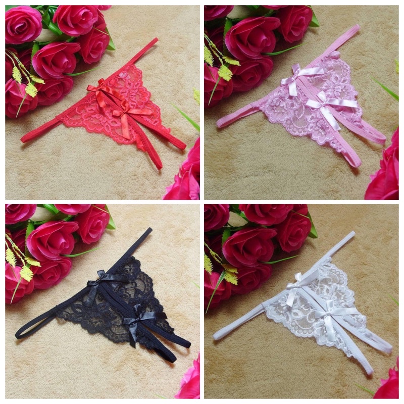 Women Sexy Lingeries T - Back Lace Panties 💖 READY STOCK | Shopee Malaysia