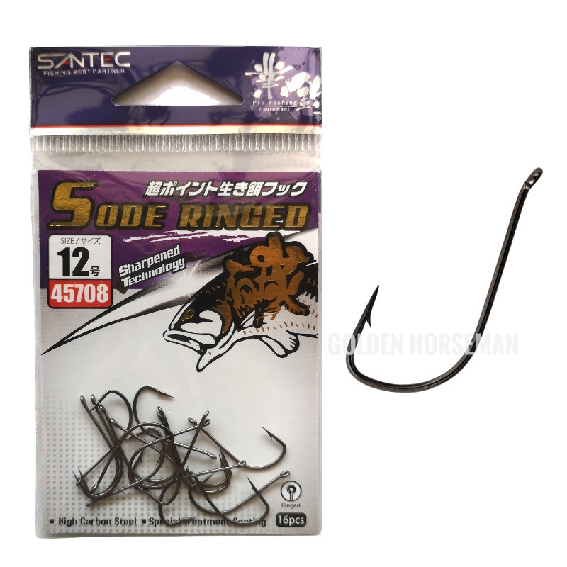 🔥🆂🅰🅻🅴🔥 45708 SANTEC SODE RINGED Fishing Hook Mata Kail | Shopee Malaysia