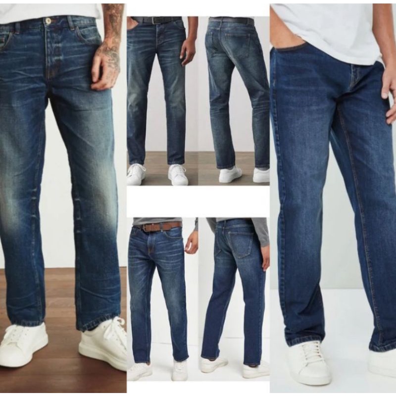 Branded Next Men's Straight Fit Jeans | Shopee Malaysia