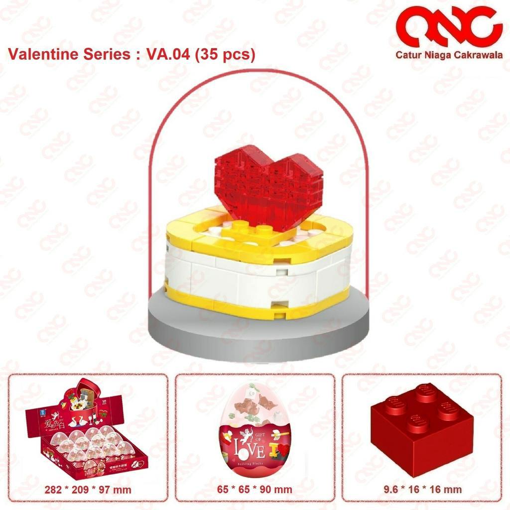 CNC Brick & Block - Valentine Series, LEGO Compatible (Surprise Egg ...
