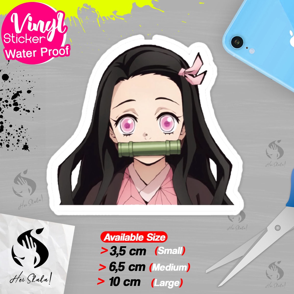 Nazuko Kamado 001 Demon Slayer Kimetsu No Yaiba Stickers Japanese Anime ...