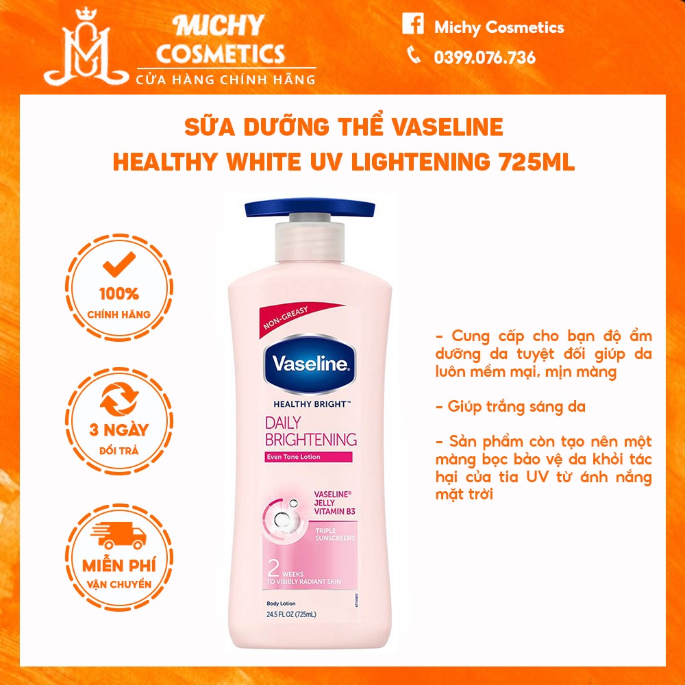 Vaseline Healthy White UV Lightening Body Lotion 725ml (new model) for ...