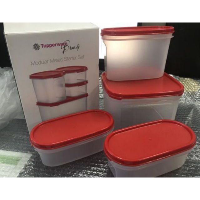 Tupperware Modular Mates Starter Set - 4pcs | Shopee Malaysia