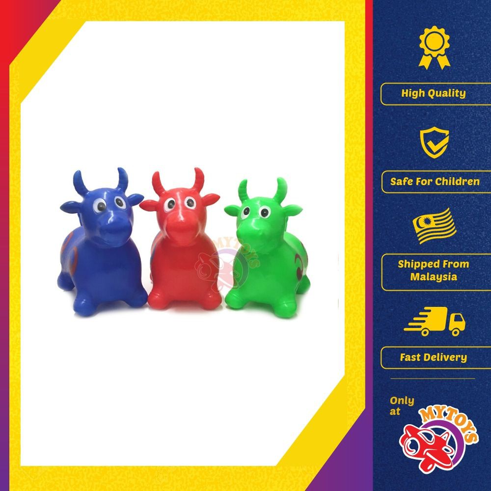 Large Assorted Inflatable Bouncing Animal Cow Bouncing Horse Jumping ...