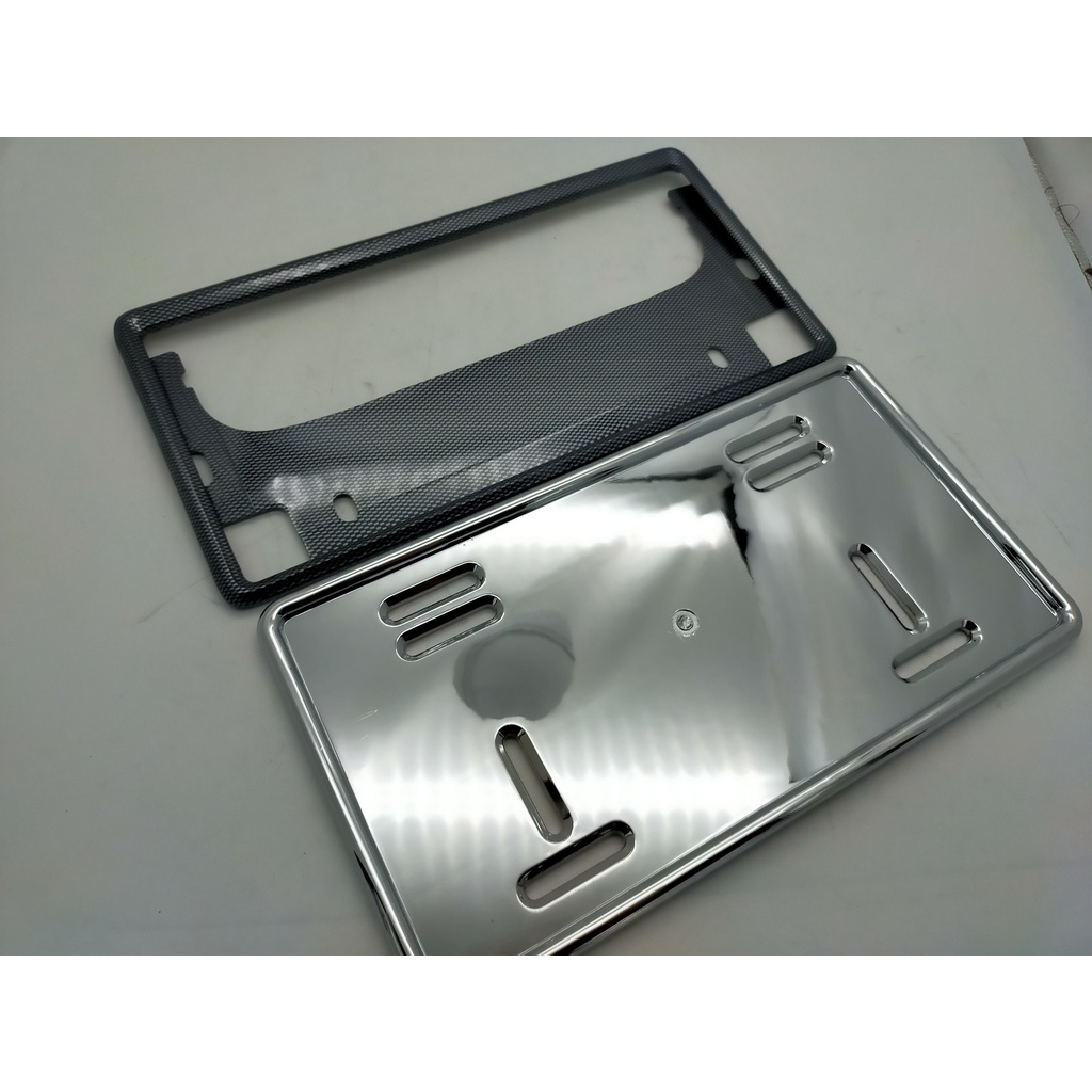 LOOK CARBON JDM DAIHATSU JAPAN STYLE CHROME CAR NOMBOR PLATE HOLDER ...