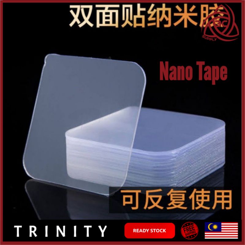 Nano Strong Suction Double-sided Transparent Tape Seamless Double Sided ...