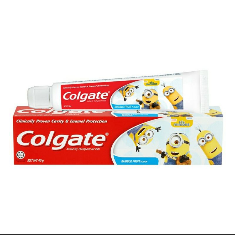 Colgate Kids Barbie / Minions / Tiger Toothpaste 40g | Shopee Malaysia