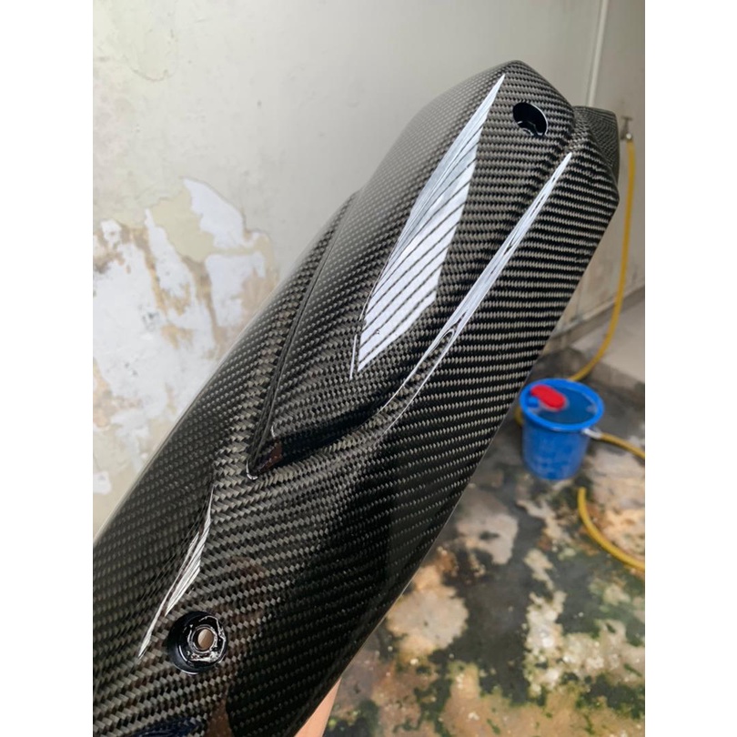 YAMAHA NVX155 V1/V2 CARBON EXHAUST COVER | Shopee Malaysia