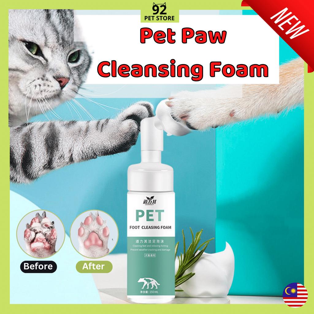 【92 PETSTORE】Cat Pet Foot Cleansing Foam Dog Deodorant Foot Wash Foot ...
