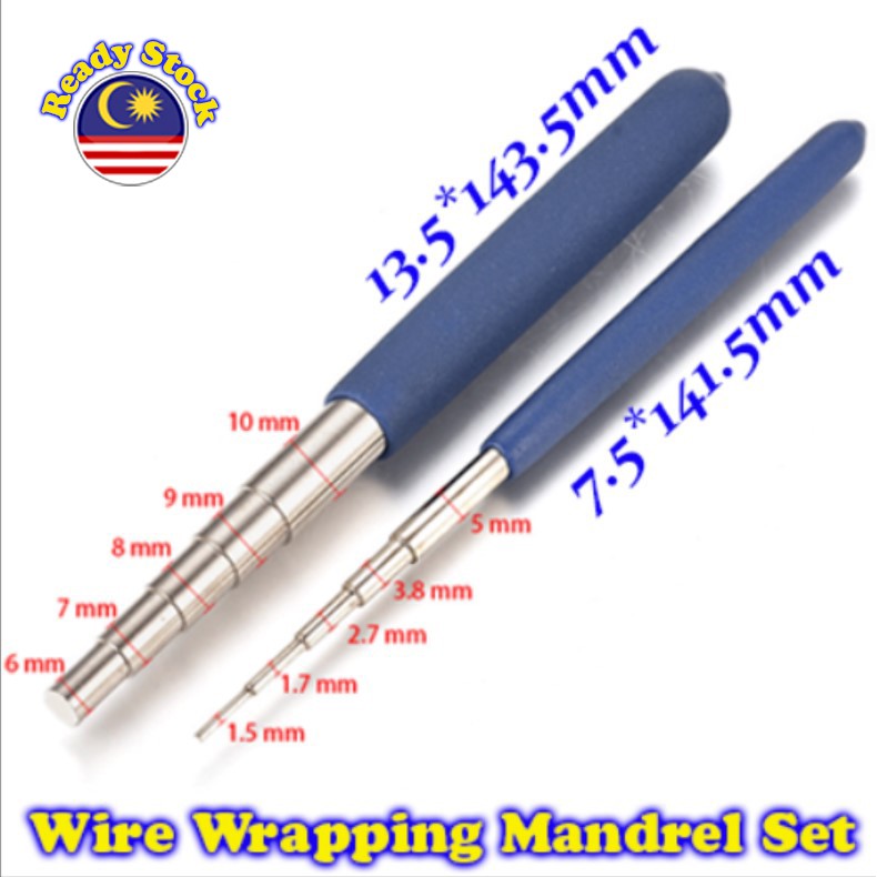 TA1041 Wire Wrapping Mandrel set 🇲🇾 Wire Weaving Handicrafts Tool DIY ...