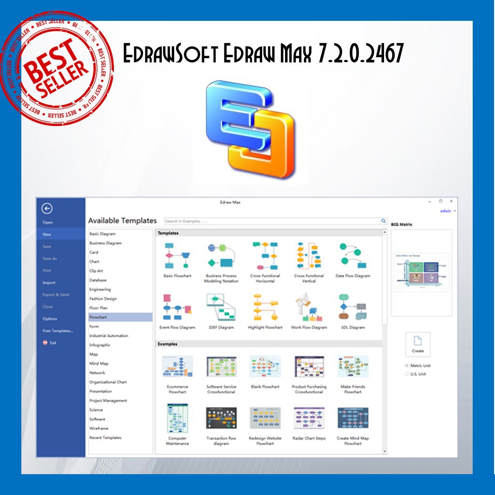 EdrawSoft Edraw Max 7.2.0.2467 [Windows] | Shopee Malaysia