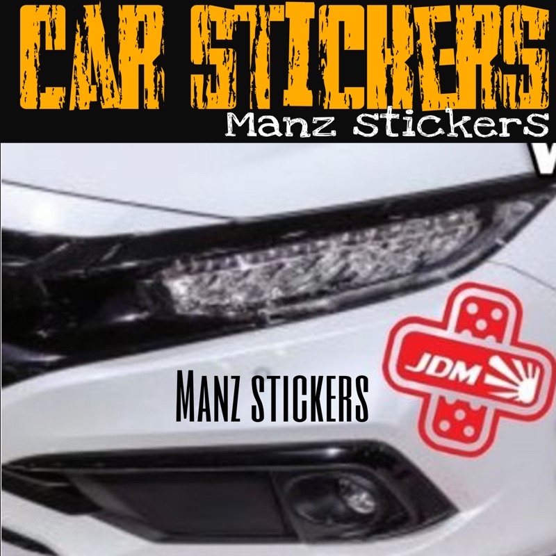 [24 HOURS SHIP] STIKER KERETA JDM POWER JAPANESE RACING / CAR STICKER ...