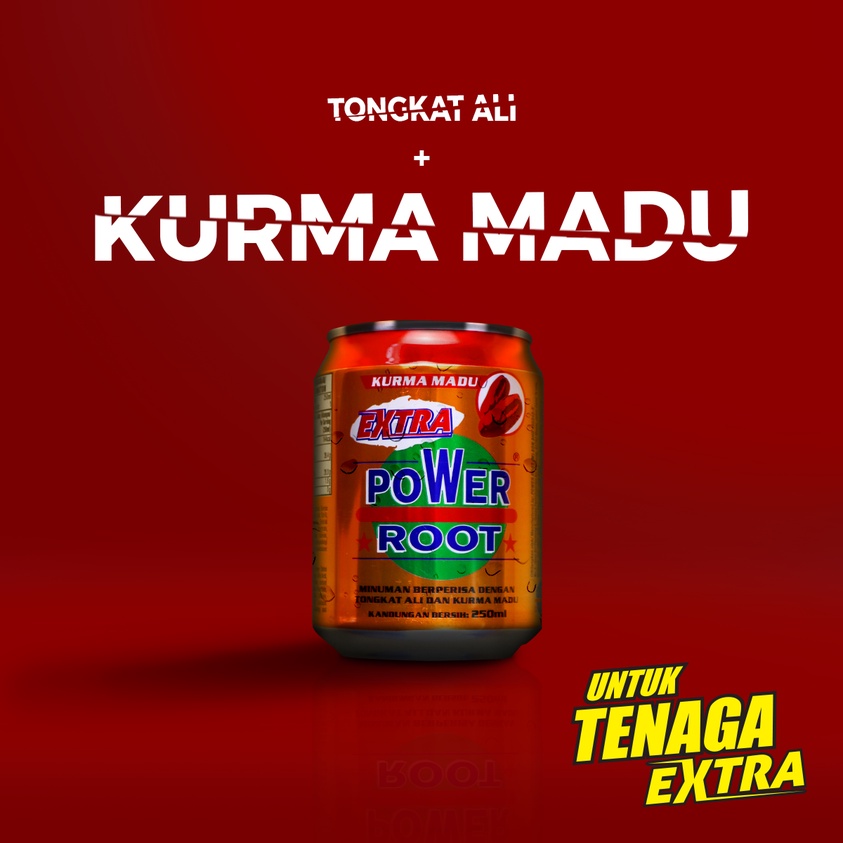 Power Root Tongkat Ali With Ginseng / Madu / Kurma / Extra C 250ml ...