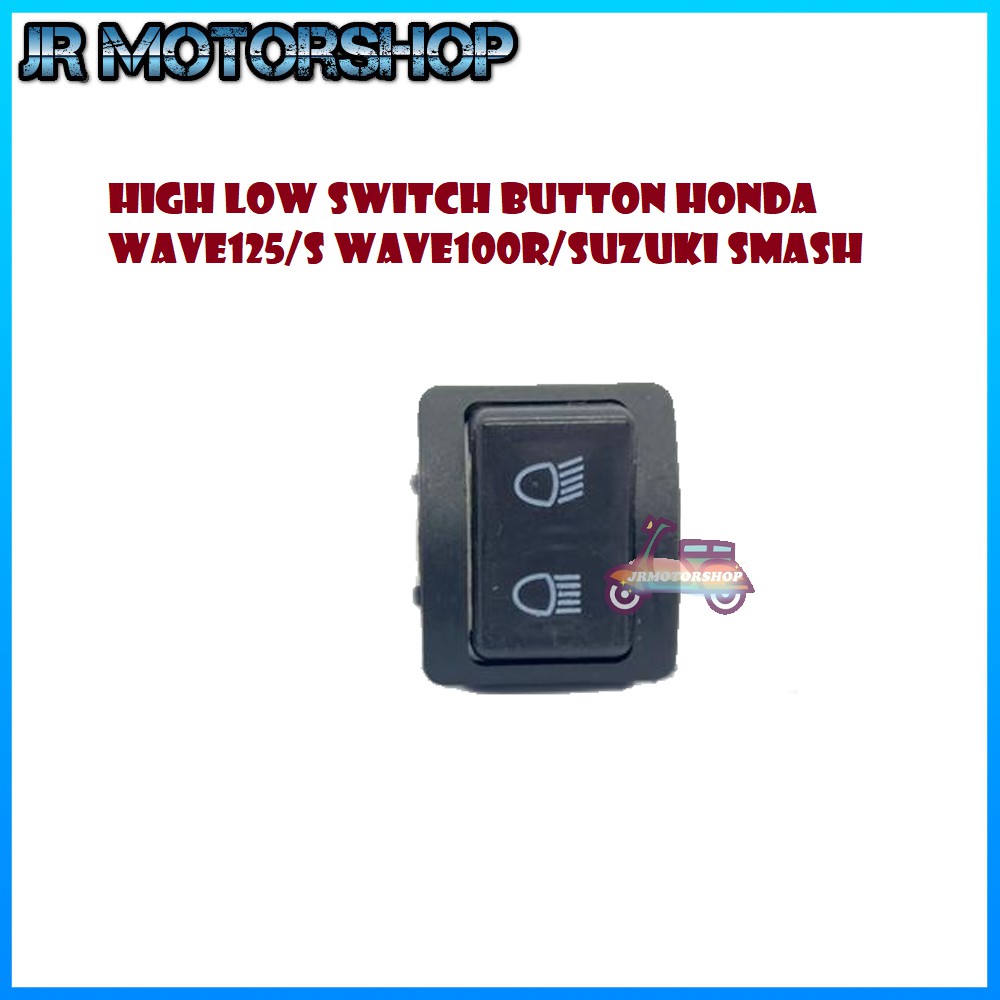 HIGH LOW SWITCH BUTTON HONDA WAVE125/S WAVE100R/SUZUKI SMASH | Shopee ...