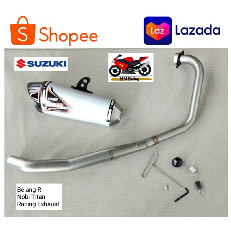 SUZUKI BELANG-R - NOBI TITAN RACING EXHAUST (READY STOCK SABAH SARAWAK ...