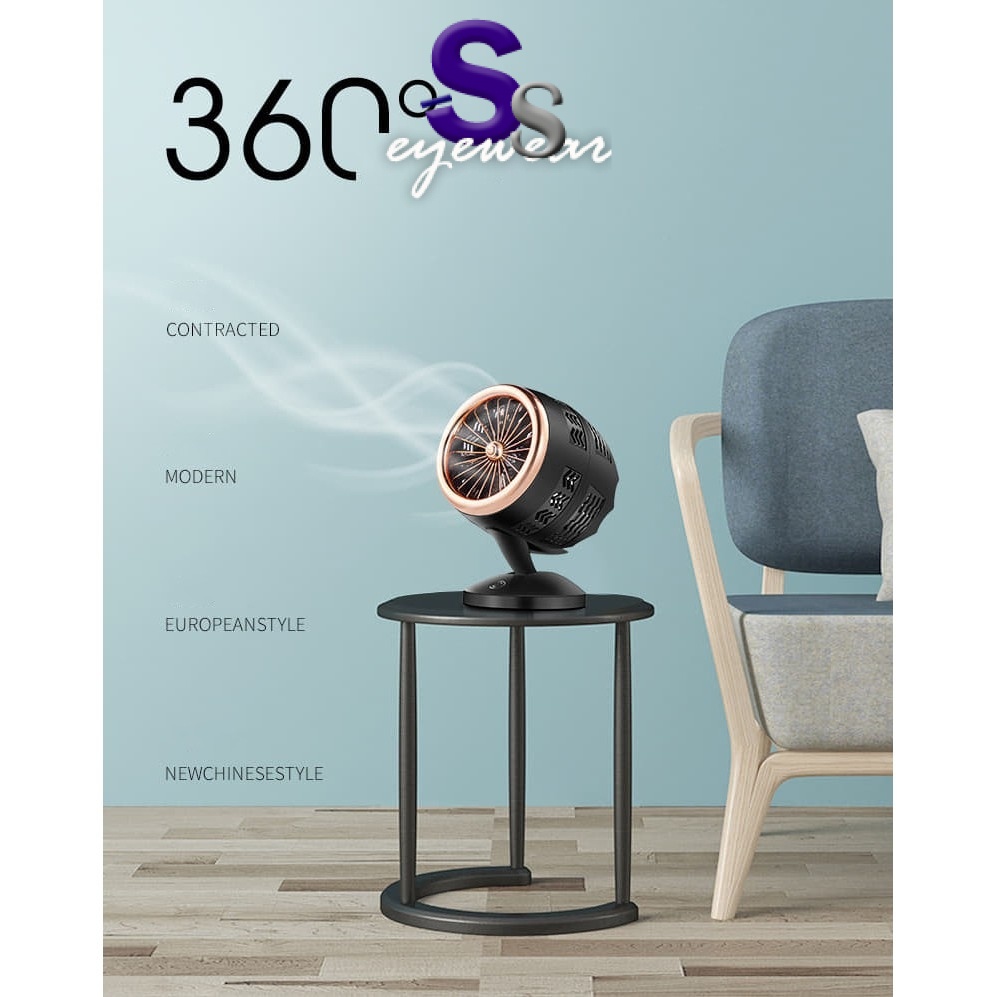 Double Blade Turbo Fan Mini Portable Table Hawkeye Fan Cooling Usb ...