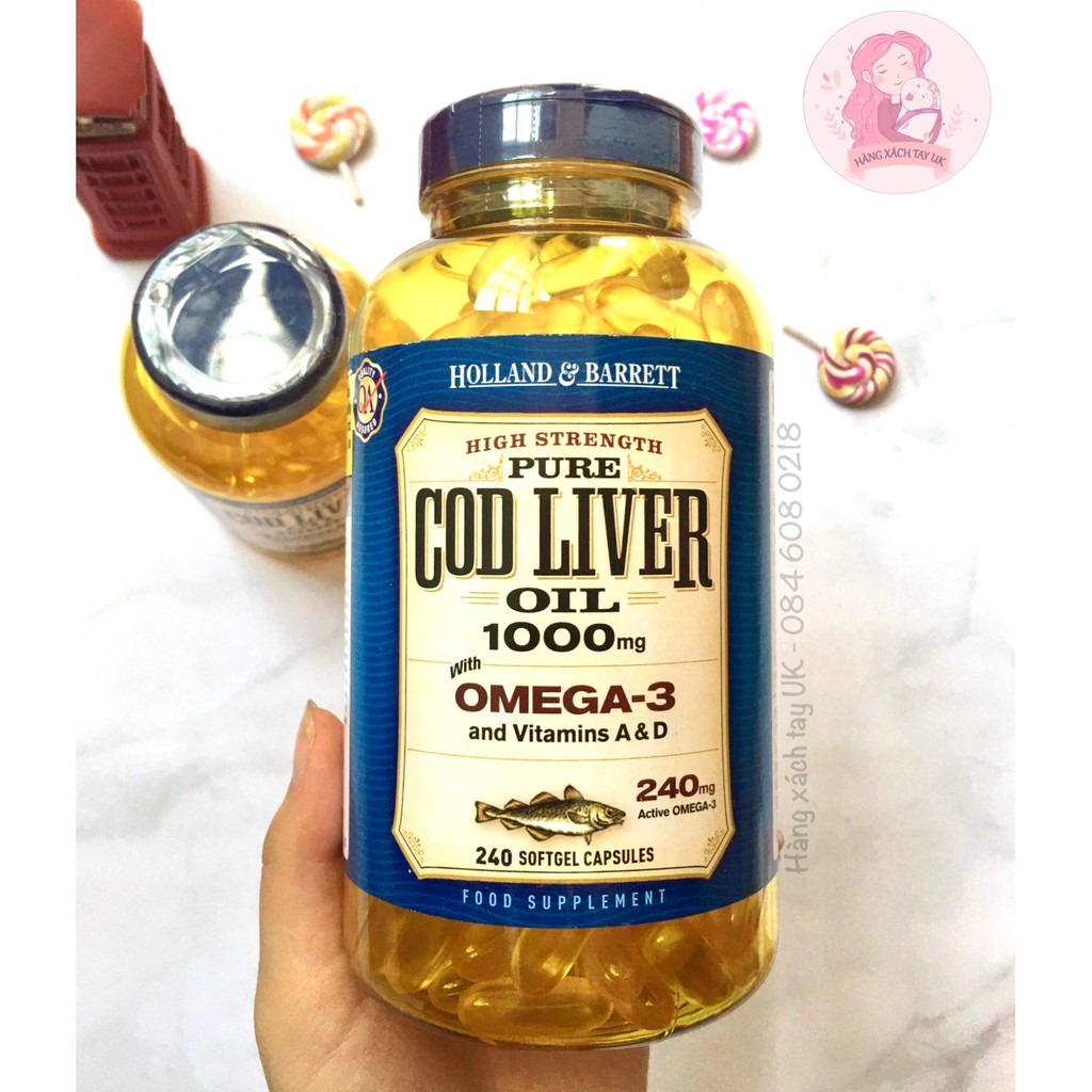 Cod Liver Cod Liver Liver Oil 1000mg Vial 240 Tablets | Shopee Malaysia