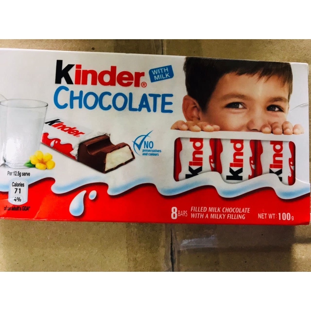 KINDER CHOCOLATE (8 BARS) | Shopee Malaysia