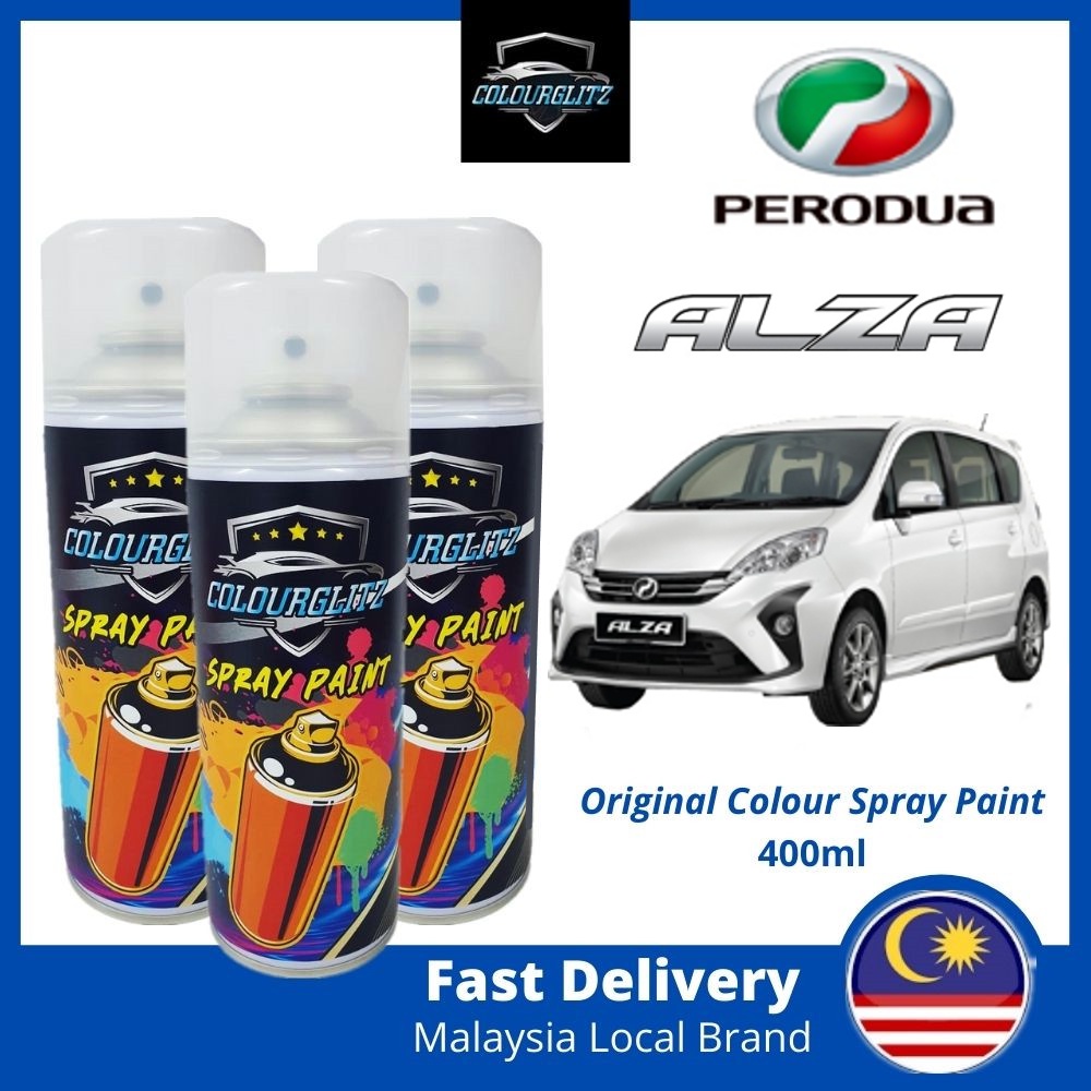 [Ready Stock] Perodua Alza - Colourglitz Original Colour Touch Up Spray ...