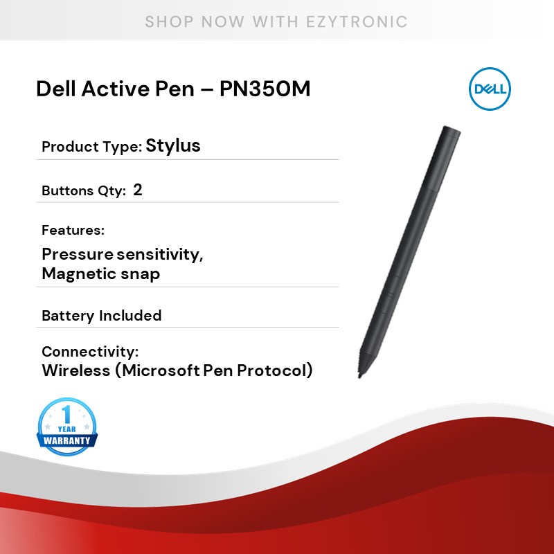 Dell Active Pen – PN350M for 2 in 1 QHD display - Home Student Designer ...