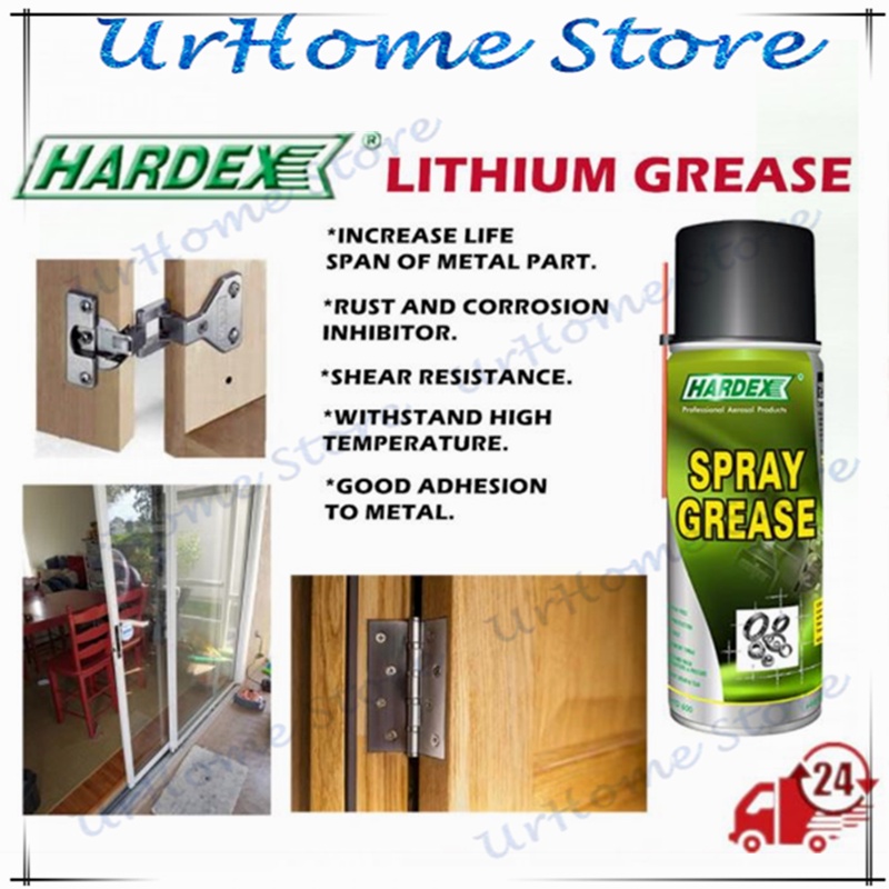 HARDEX HD 600 Spray Grease Lubricant 400ml 100% Original | Shopee Malaysia