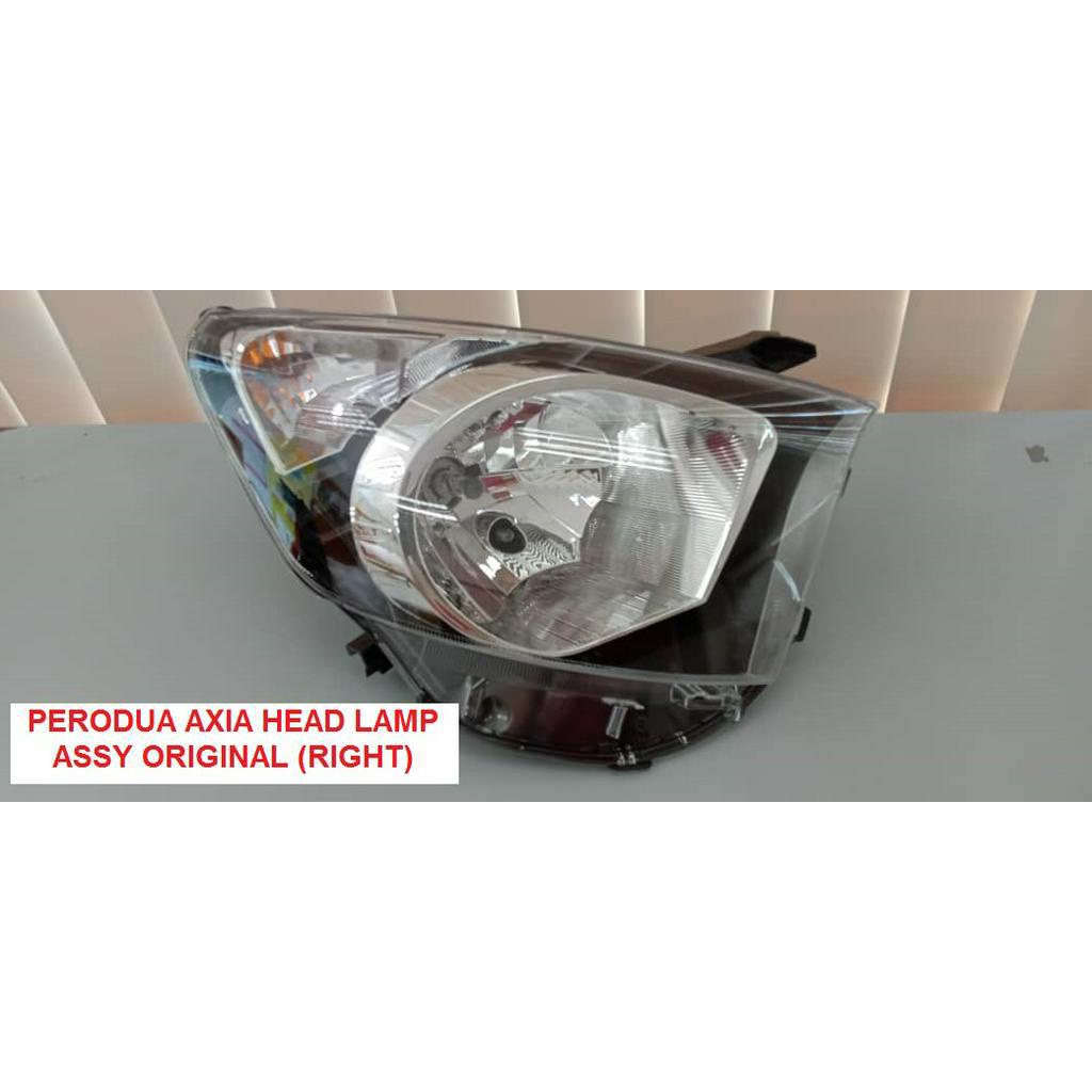 PERODUA AXIA (2014) HEAD LAMP ASSY ORIGINAL (PERODUA) (RIGHT) | Shopee ...