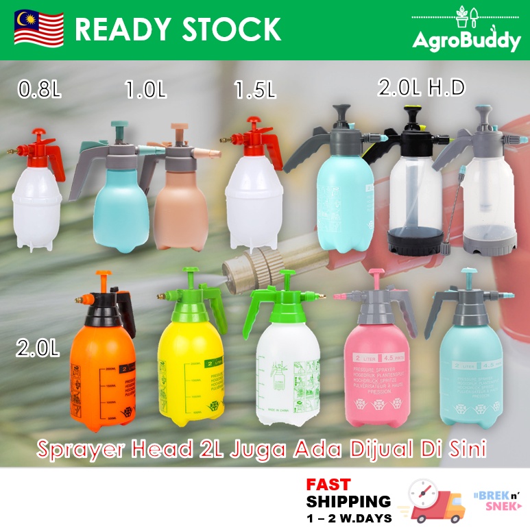 AgroBuddy 0.8L/1.0L/1.5L/2.0L Botol Penyembur Pam Tangan| Multi-Purpose ...