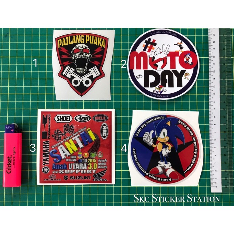 Sticker Konvoi Design Printing & laminate & Diecut #konvoi #santai # ...