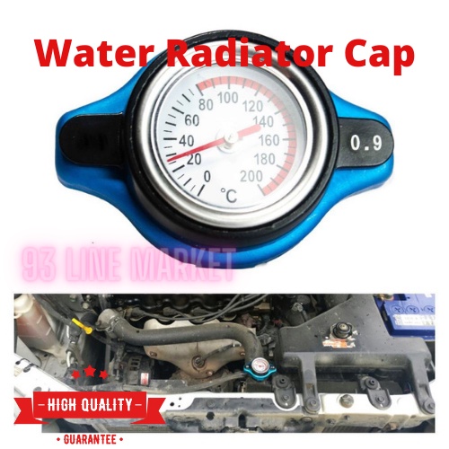 [HIGH QUALITY] Universal Car Blue Temperature Thermo Thermostatic Water ...
