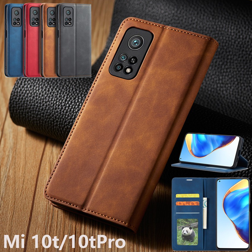 Xiaomi Mi 10t Pro 5G Flip Leather Phone Case Magnet Stand Casing Wallet ...