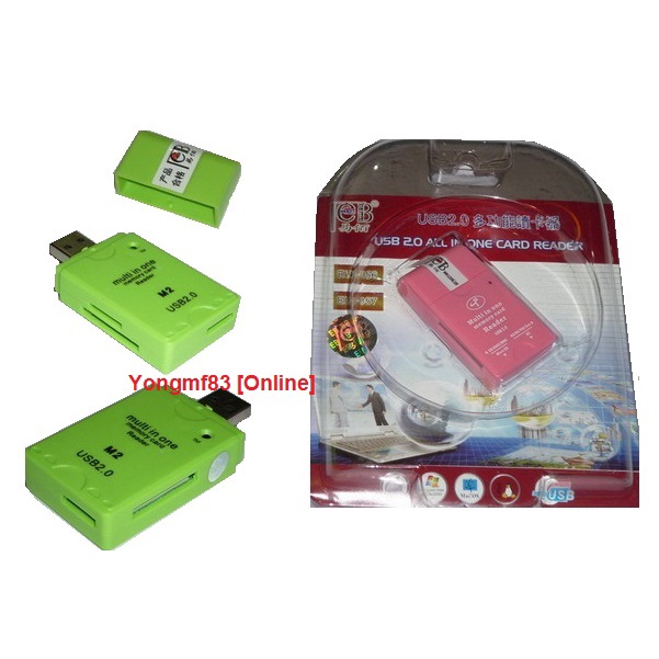 USB 2.0 All In One Card Reader (CP-W-003) | Shopee Malaysia