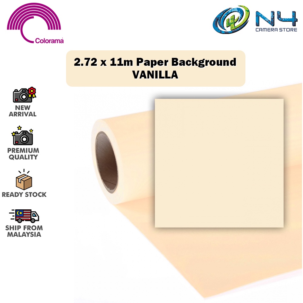Colorama Paper Background 2.72 x 11m High Quality Photo Photography ...