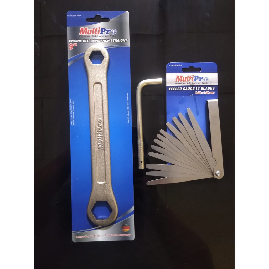 Multipro Valve Adjustment Tool Set/Feeler gauge/Fuller/Valve Lock/Lock ...