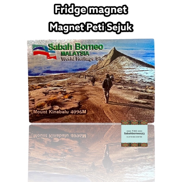 Fridge magnet sabah souvenir sabah borneo magnet peti ais | Shopee Malaysia