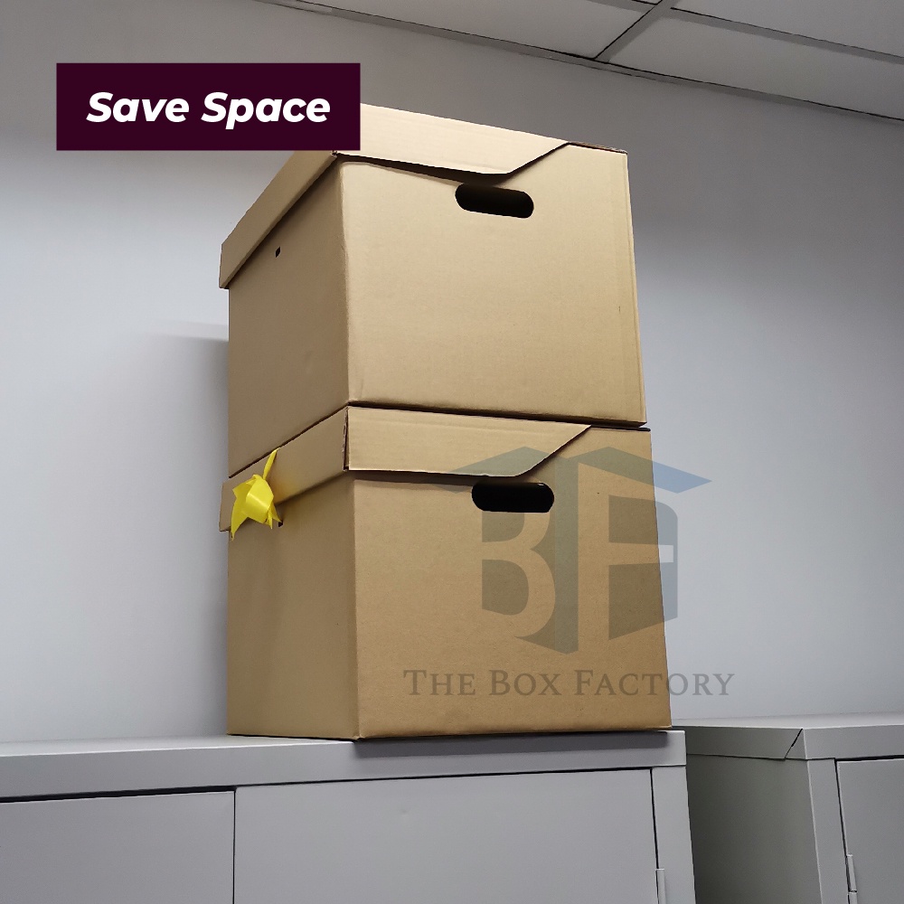 Extra Hard Paper Storage Box Document File Box Moving Box Office Box ...