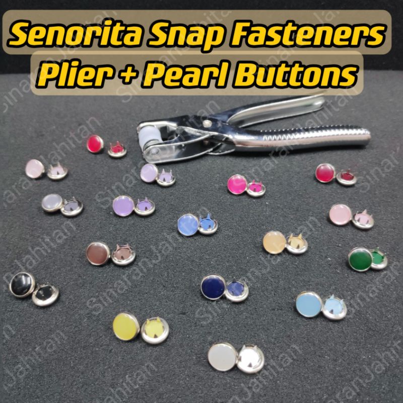 Senorita Pearl Snap Button 12mm (10pcs / pack) | Senorita Snap ...