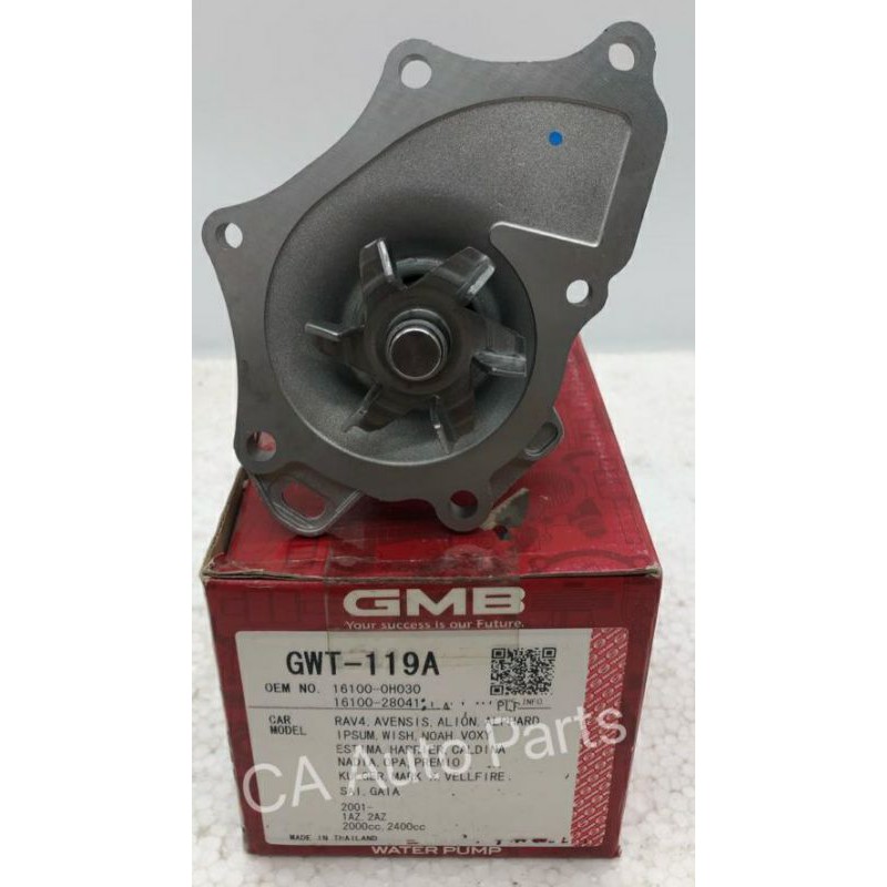 TOYOTA CAMRY ACR 30 RAV 40,ALPHARD,WISH,ESTIMA,HARRIER GMB WATER PUMP ...