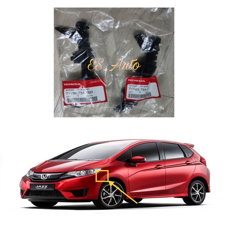 *ORIGINAL HONDA T5A JAZZ 2014-2017 FRONT/ DEPAN BUMPER SIDE BRACKET ...