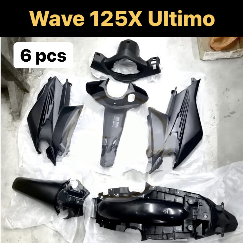 HONDA WAVE125 X ULTIMO WAVE 125 X WAVE125X COVERSET INNER HITAM COVER ...