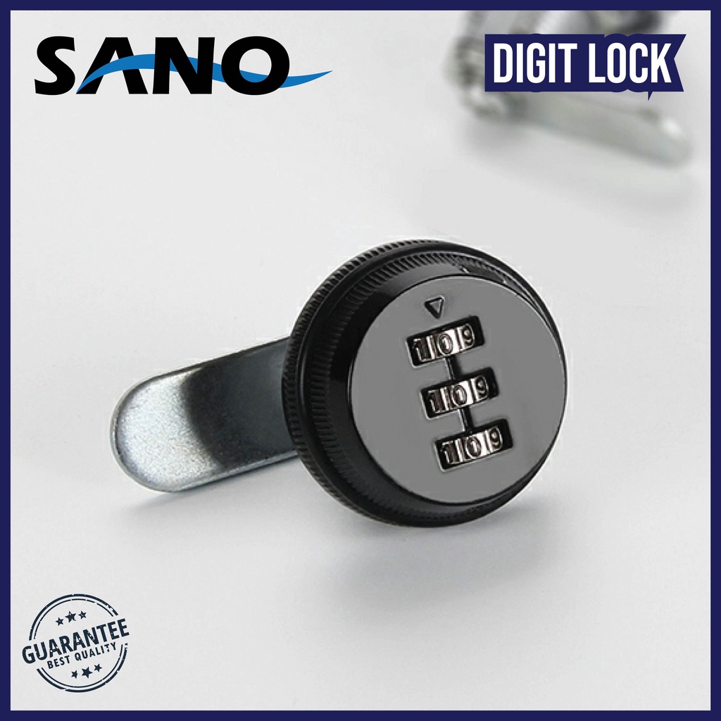 Combination Cam Lock 3 Digit Number Drawer Post Box DIY Cabinet ...