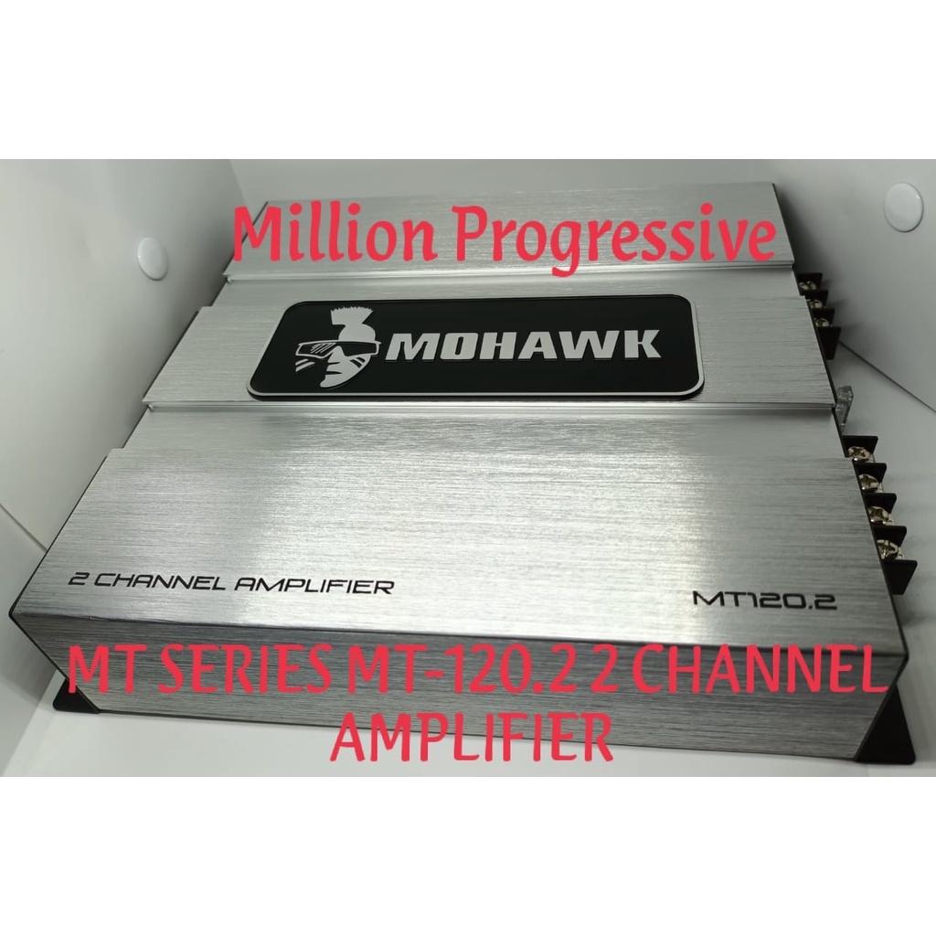 ORIGINAL MOHAWK POWER AMPLIFIER MT SERIES MT-120.2 2 CHANNEL AMPLIFIER ...