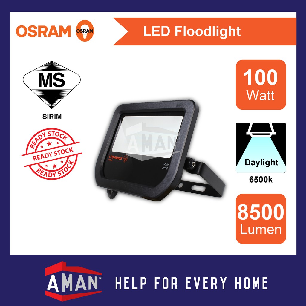 OSRAM 100W LED VALUE FLOODLIGHT | Shopee Malaysia