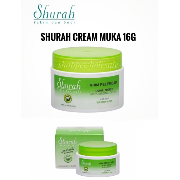 SHURAH Cream Muka 16g | Shopee Malaysia