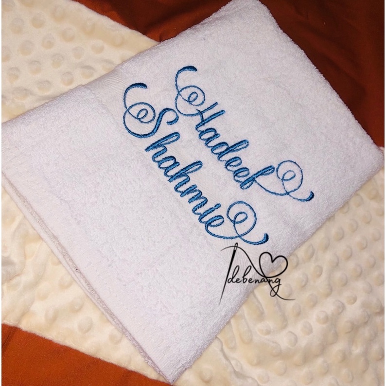 Custom sulam Tuala Mandi kanak-kanak towel budak | Shopee Malaysia