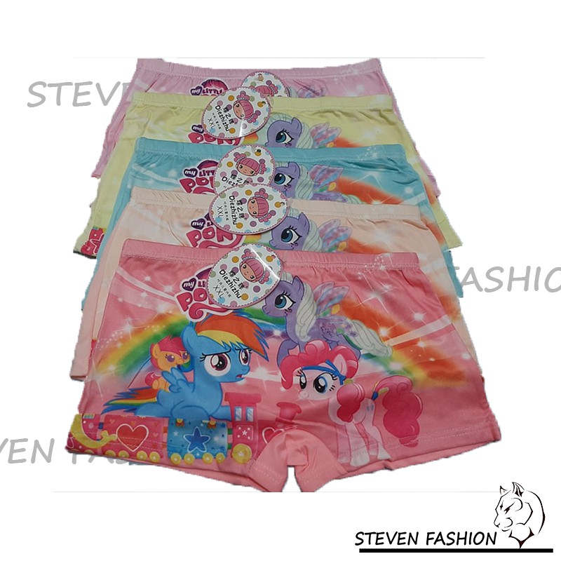 My Little Pony / Pony Horse Cartoon Kids Girls'boxer Panties Underpants ...