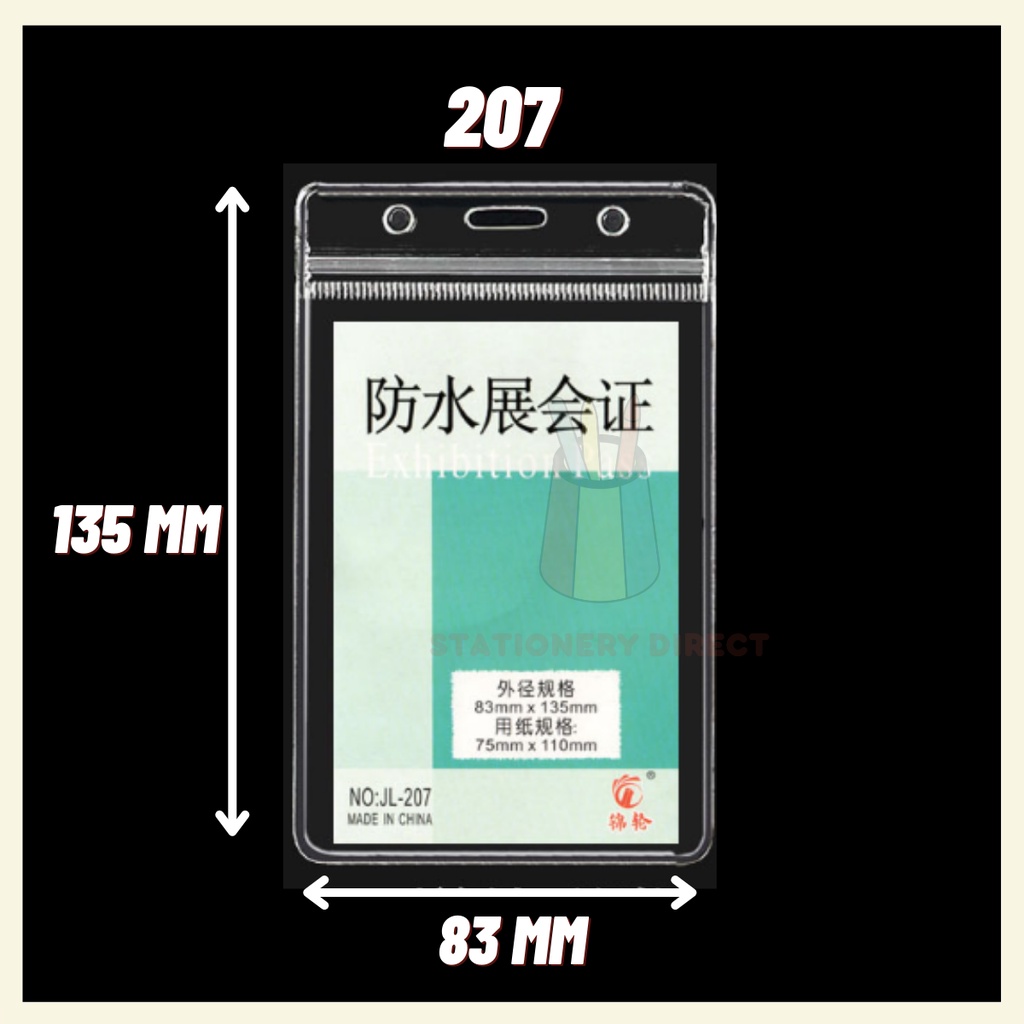 PVC Name Tag / Name Badge / ID Tag / Transparent ID Name Tag / Card ...