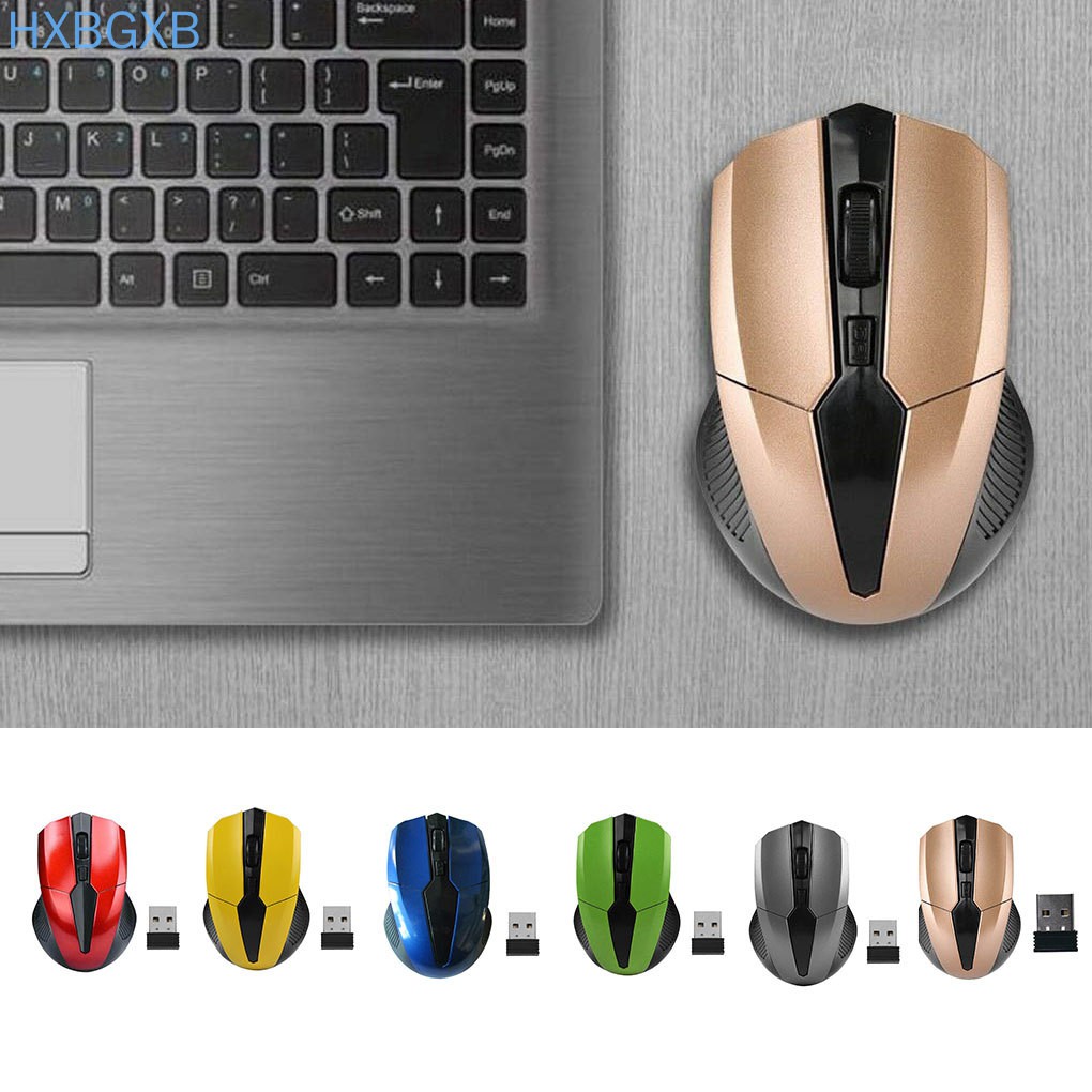HXBG 2.4Ghz Wireless Mouse 1200DPI Adjustable Home Office Computer Game ...