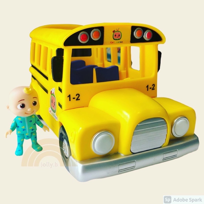READY STOCK COCOMELON Musical School Bus | Shopee Malaysia