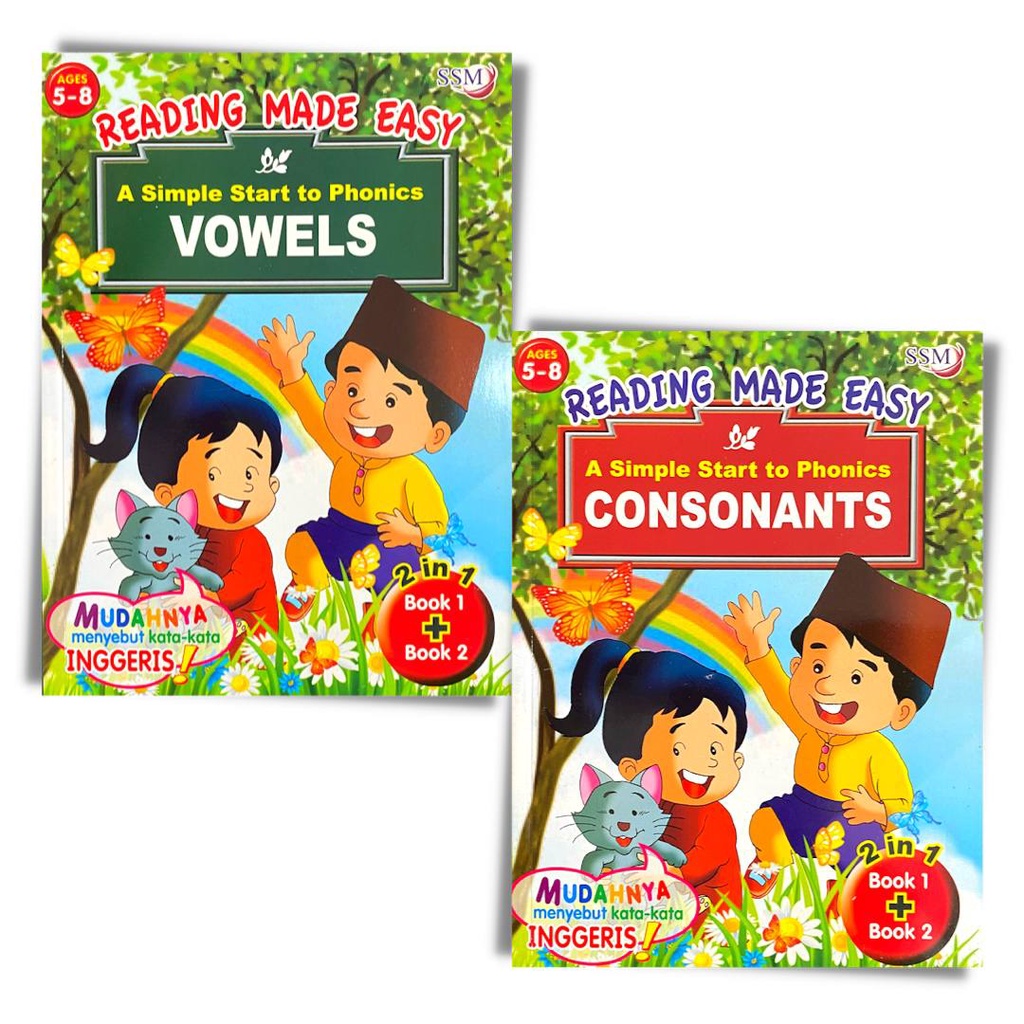 Buku Reading Made Easy Vowels & Consonants | Shopee Malaysia